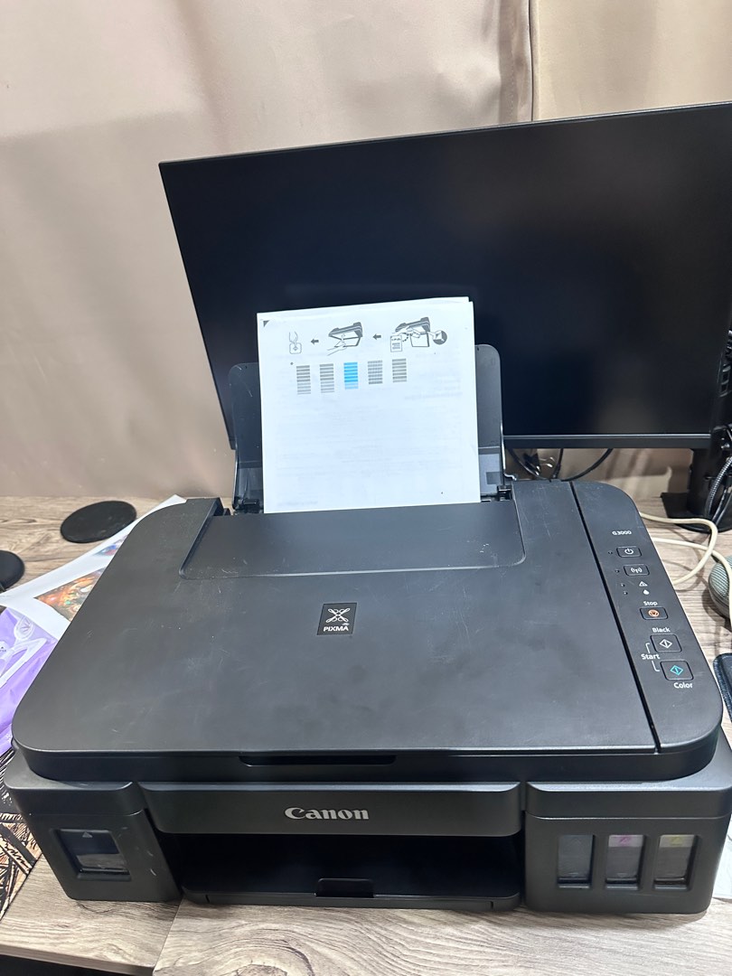Canon Pixma G3000 4in1 Printer, Computers & Tech, Printers, Scanners ...