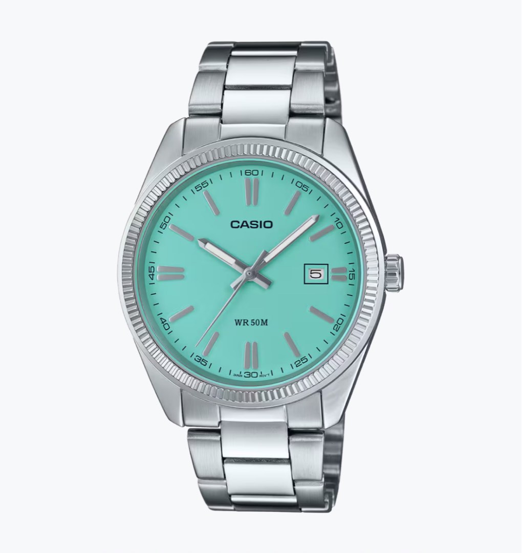 Casio Tiffany Blue, Men's Fashion, Watches & Accessories, Watches on ...