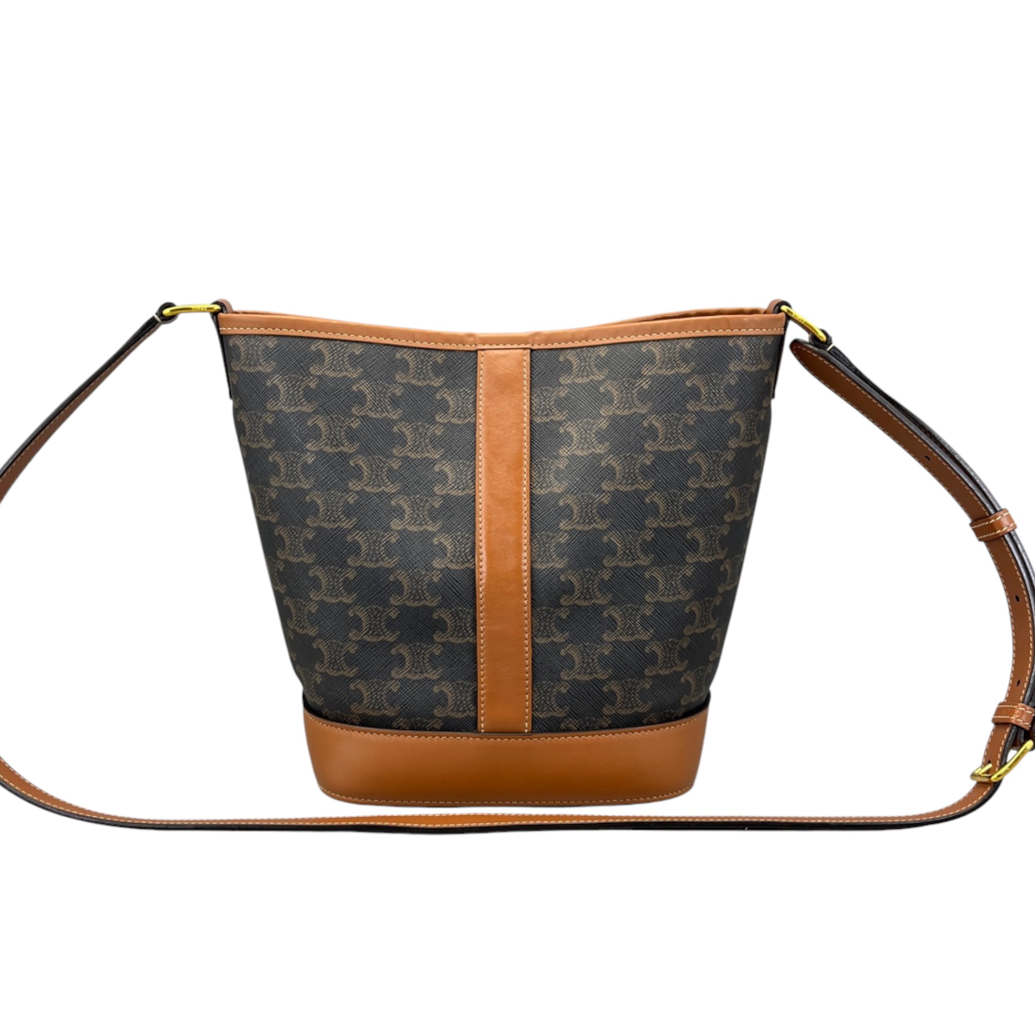Celine Medium Bucket in Triomphe Canvas, Luxury, Bags & Wallets on ...