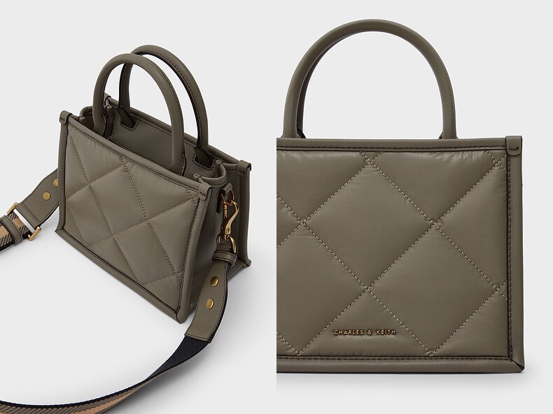 Charles and Keith Celia quilted bag, Women's Fashion, Bags & Wallets ...