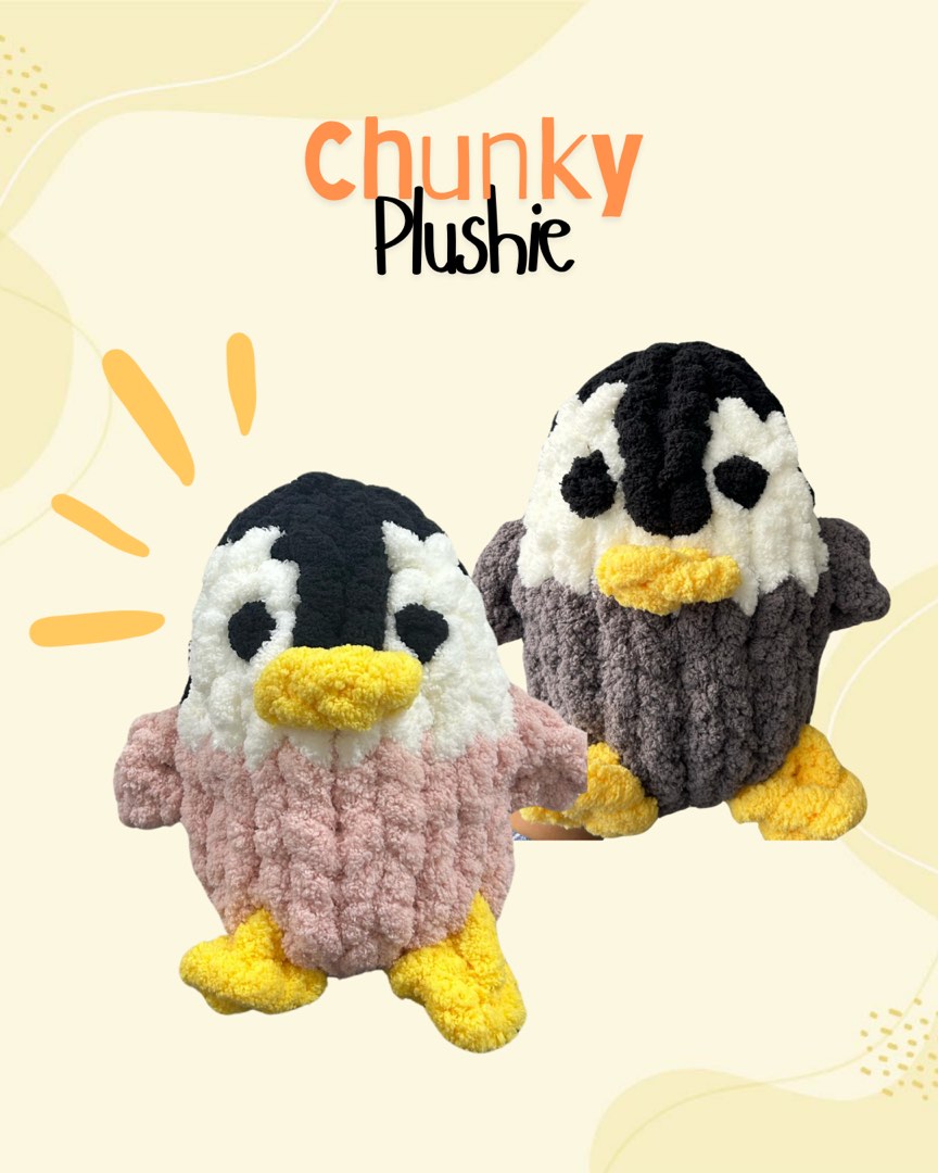 Chunky Plushie : Penguin (Patung kait), Hobbies & Toys, Toys & Games on ...