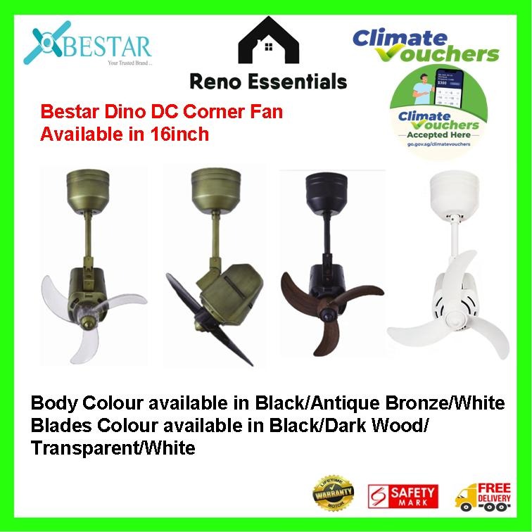 *Climate Voucher* Bestar DC Ceiling Fan/Corner Fan Smart fan, Furniture ...