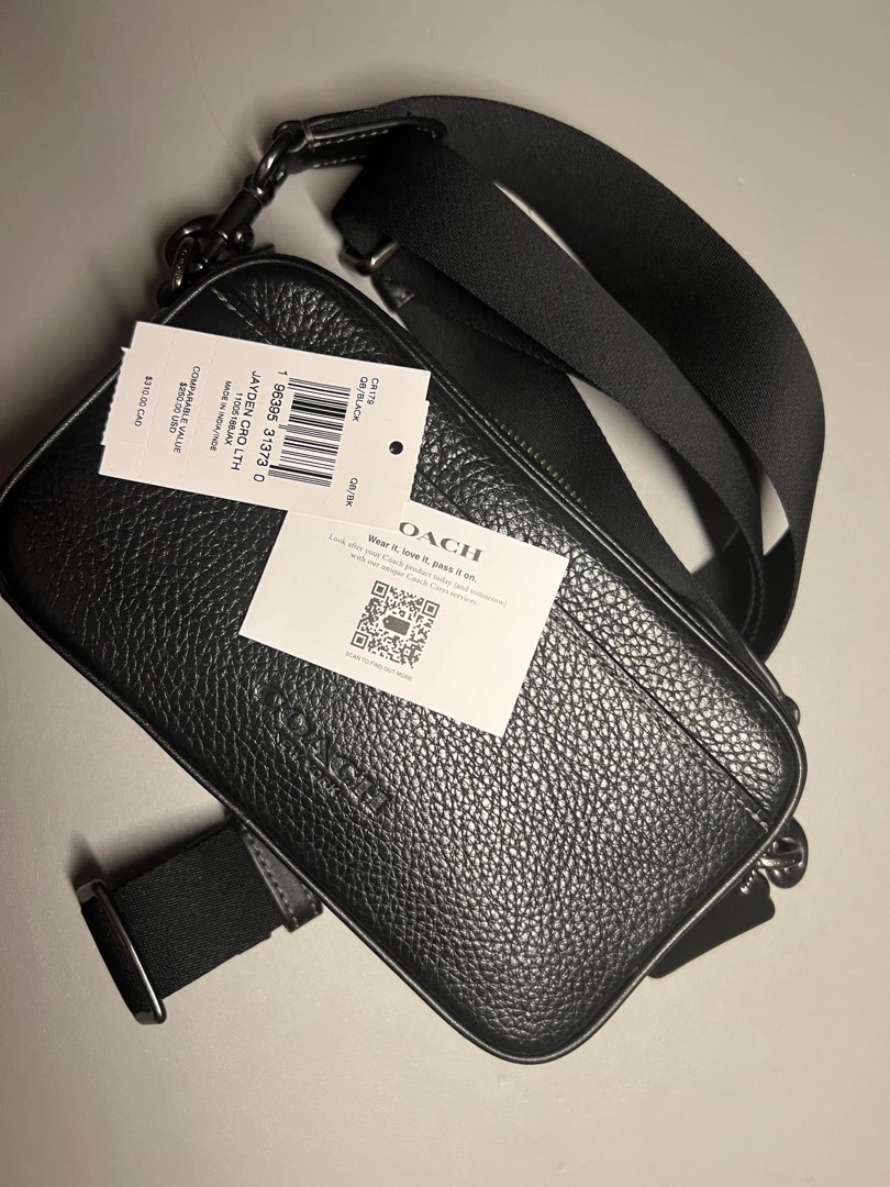 COACH Jayden Crossbody Bag Black CR179, Luxury, Bags & Wallets on Carousell