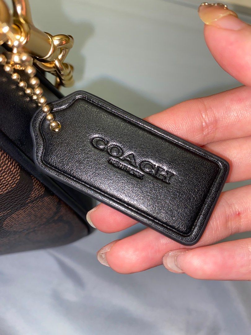 Coach teri shoulder bag, Luxury, Bags & Wallets on Carousell