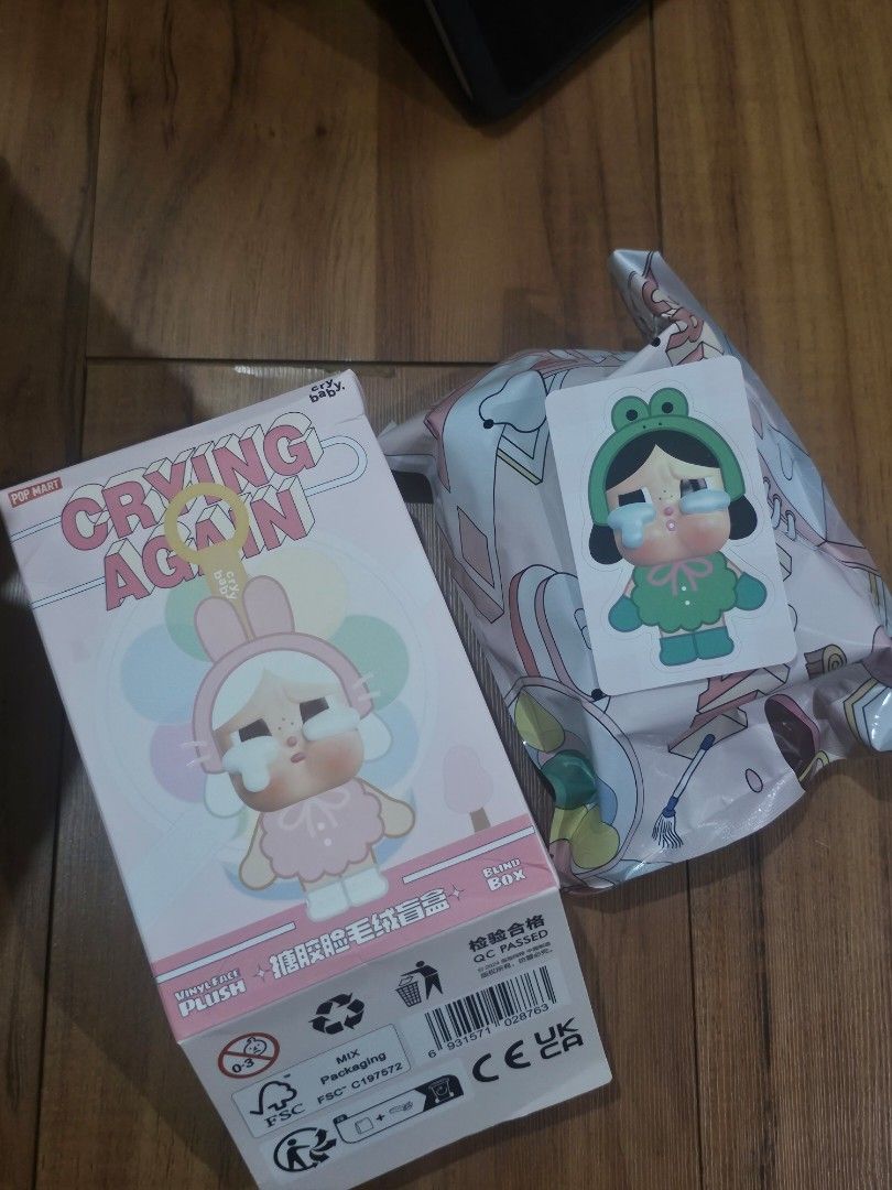Crybaby Crying Again- Frog, Hobbies & Toys, Toys & Games on Carousell