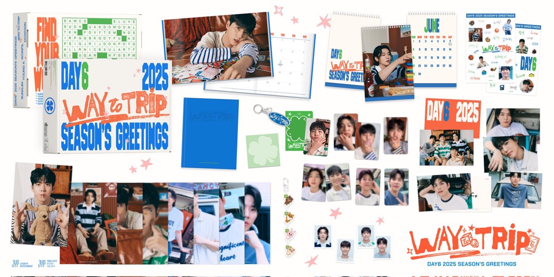 day6 sungjin dowoon memset seasons greetings sg 2025 tingi, Hobbies & Toys, Memorabilia ...