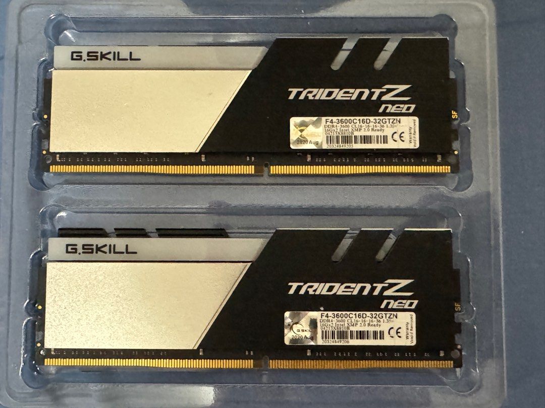 [DDR4] G.Skill TridentZ Neo DDR4-3600 32GB (2x16GB) (F4-3600C16D-32GTZN ...