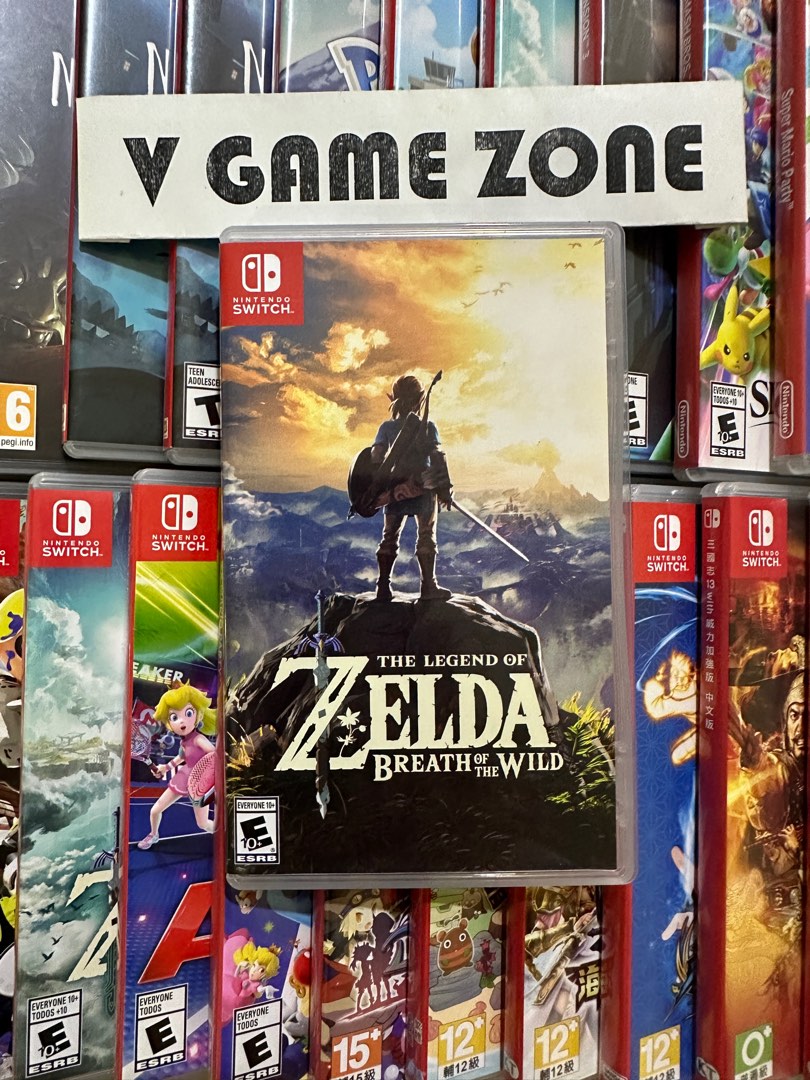 The Legend of Zelda Breath of the Wild BOTW | Nintendo Switch Used ...