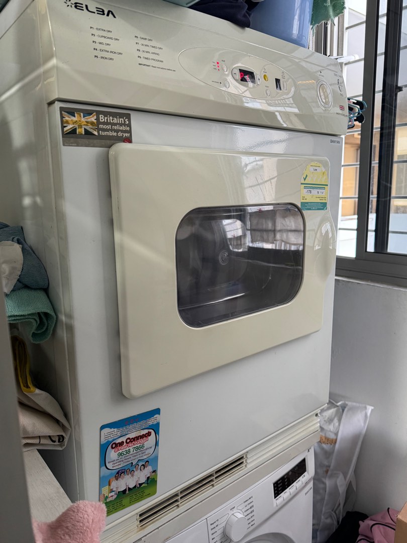 Elba Dryer, TV & Home Appliances, Washing Machines and Dryers on Carousell
