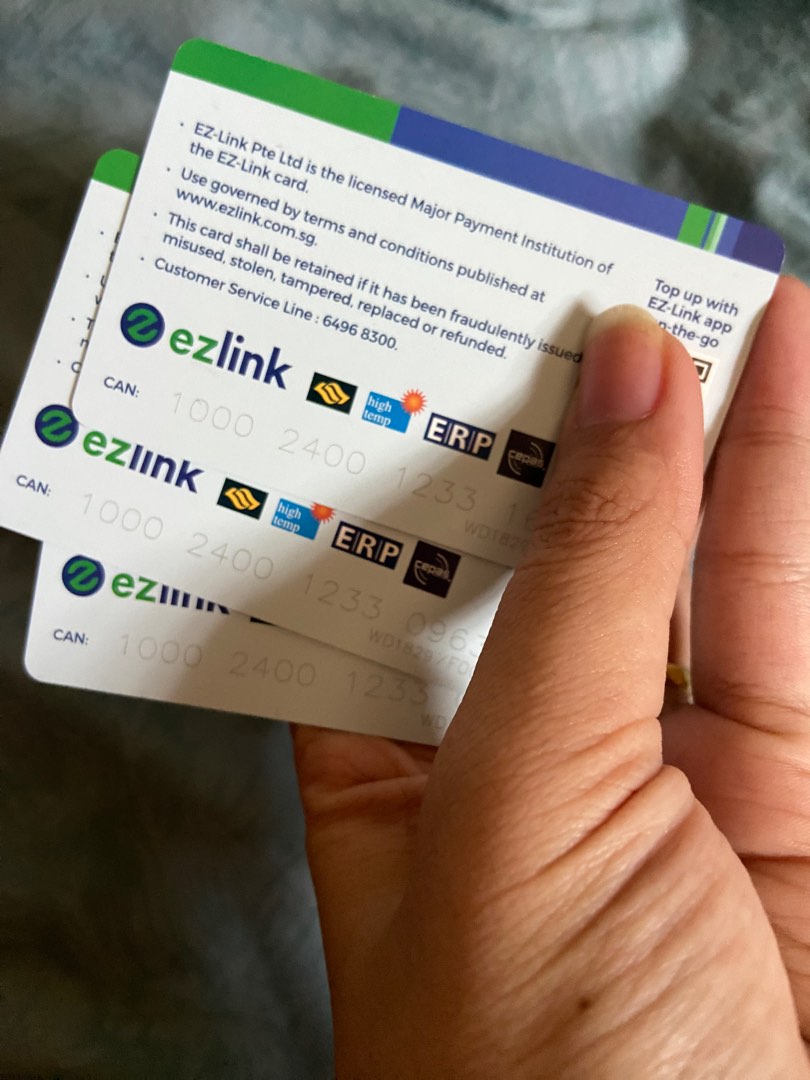 EZLINK SINGAPORE CARD, Tiket & Voucher, Kartu Hadiah & Voucher di Carousell