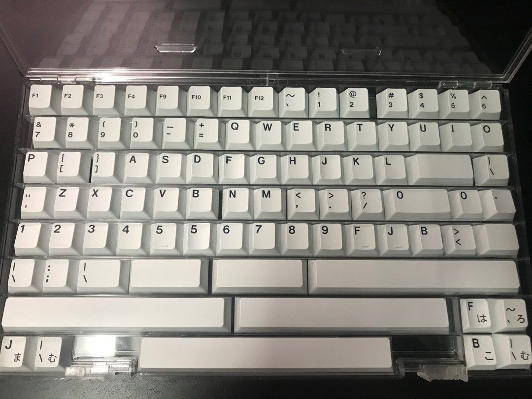 GMK Agent 01 Base + Hiragana Alphas + Novelties + Spacebars + THOK ...