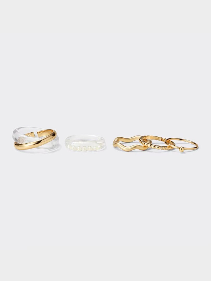 GU (by uniqlo) rings, Women's Fashion, Jewelry & Organizers, Rings on ...