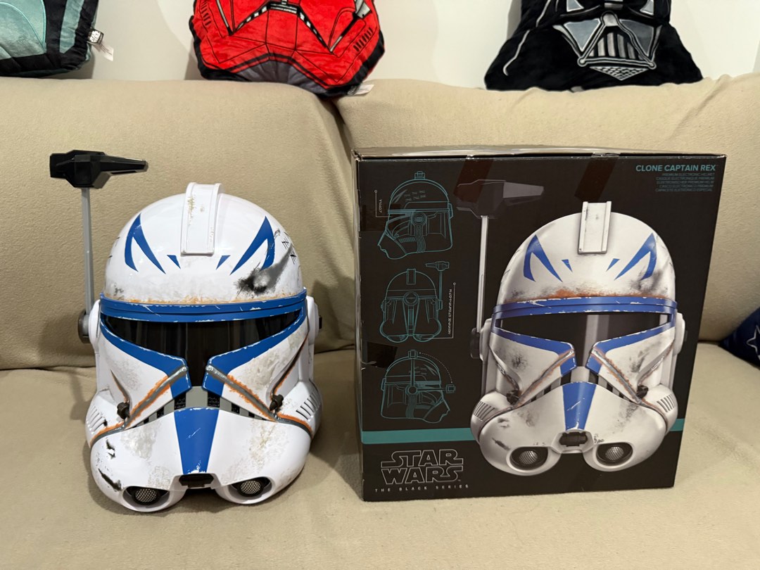 Hasbro Star Wars Black Series Clone Captain Rex Helmet (Back in Box ...