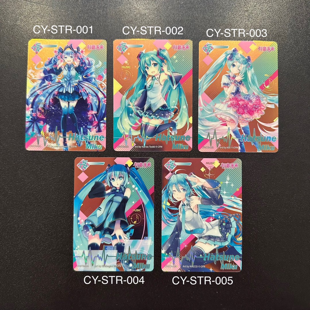 Hatsune Miku Kayou First Sight 2nd Edition STR/SR cards, Hobbies & Toys ...