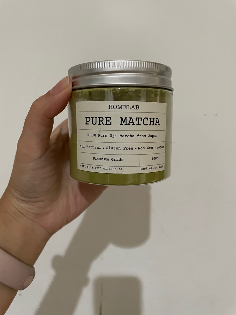 Homelab pure uji matcha no sugar tanpa gula, Makanan & Minuman, Makanan ...