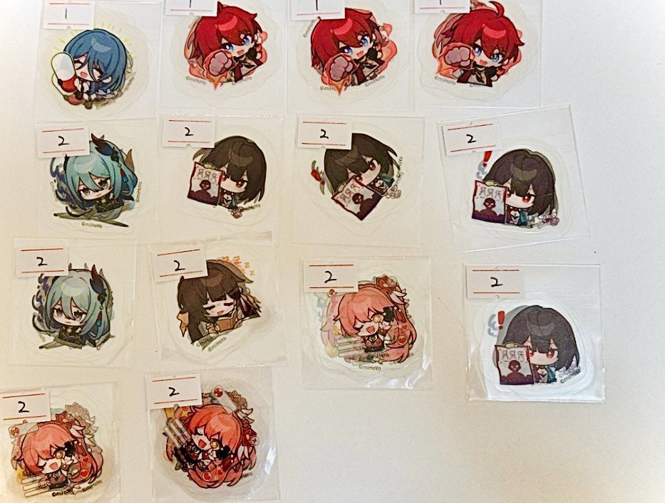 Honkai Star rail HSR stickers official, Hobbies & Toys, Memorabilia ...