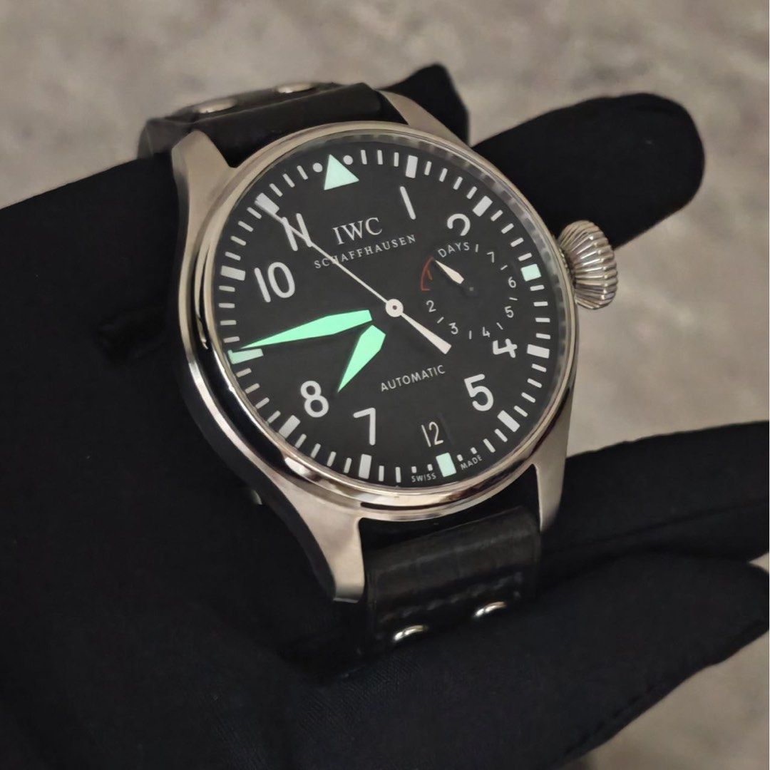 IWC Big Pilot 7 Days Power Reserve, Luxury, Watches on Carousell