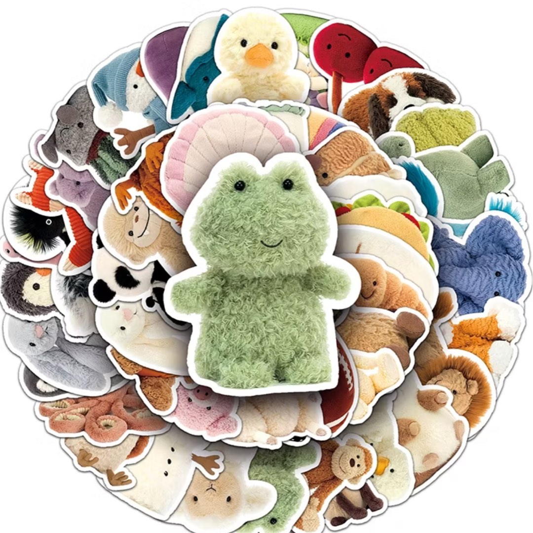 Jellycat Stickers (10/51pcs), Everything Else on Carousell