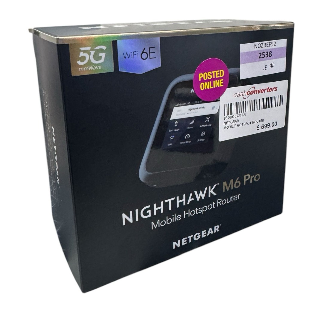 JE-NETGEAR Nighthawk M6 Pro 5G mmWave WiFi 6E Mobile Hotspot Router ...