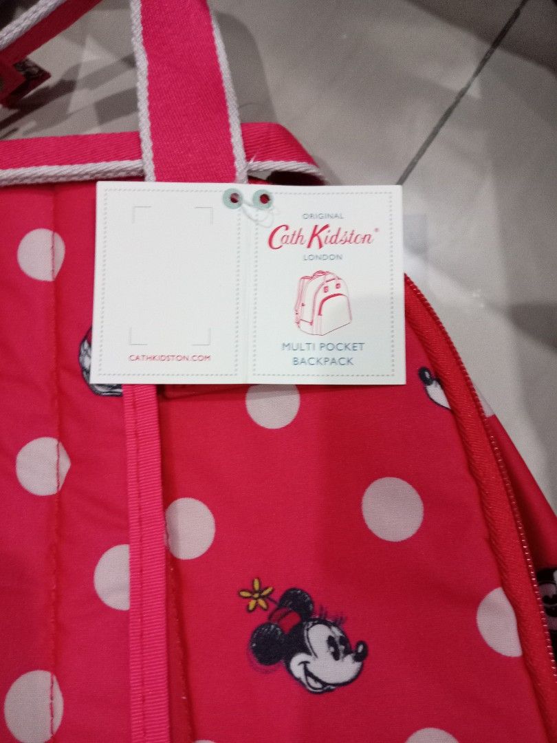 Limited edition Cath kidston disney mickey Minnie multi pocket backpack ...