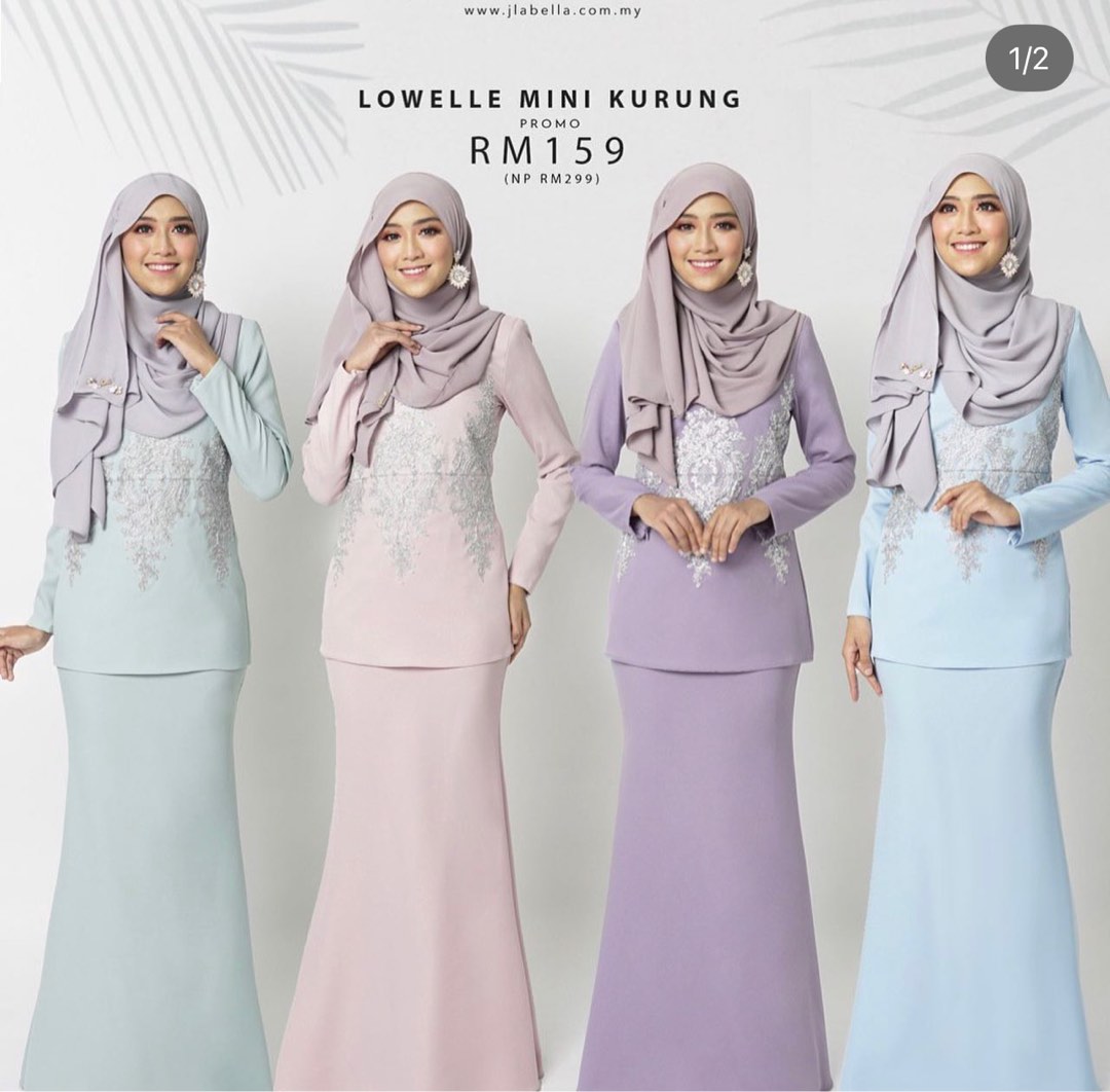 Lowelle Mini Kurung by J Labella Attire in dusty purple, Women's ...
