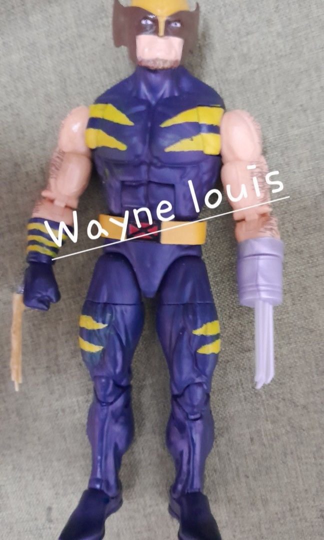 Marvel legends wolverine logan x-man custom repaint 6'inch 1/12 ...