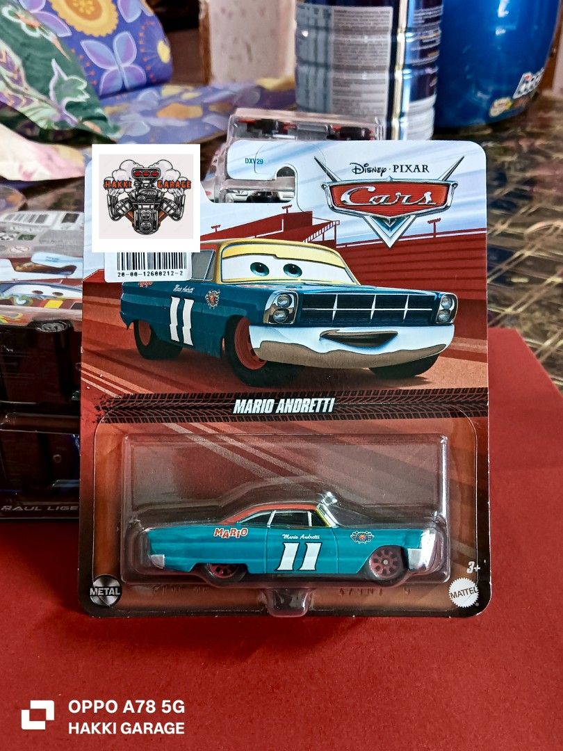 MATTEL DISNEY PIXAR CARS MARIO ANDRETTI, Hobbies & Toys, Toys & Games ...