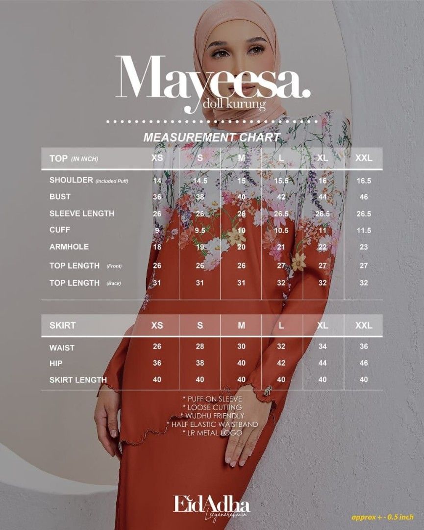 Mayeesa doll leeyanarahman NWT (L), Women's Fashion, Muslimah Fashion, Baju Kurung & sets on ...