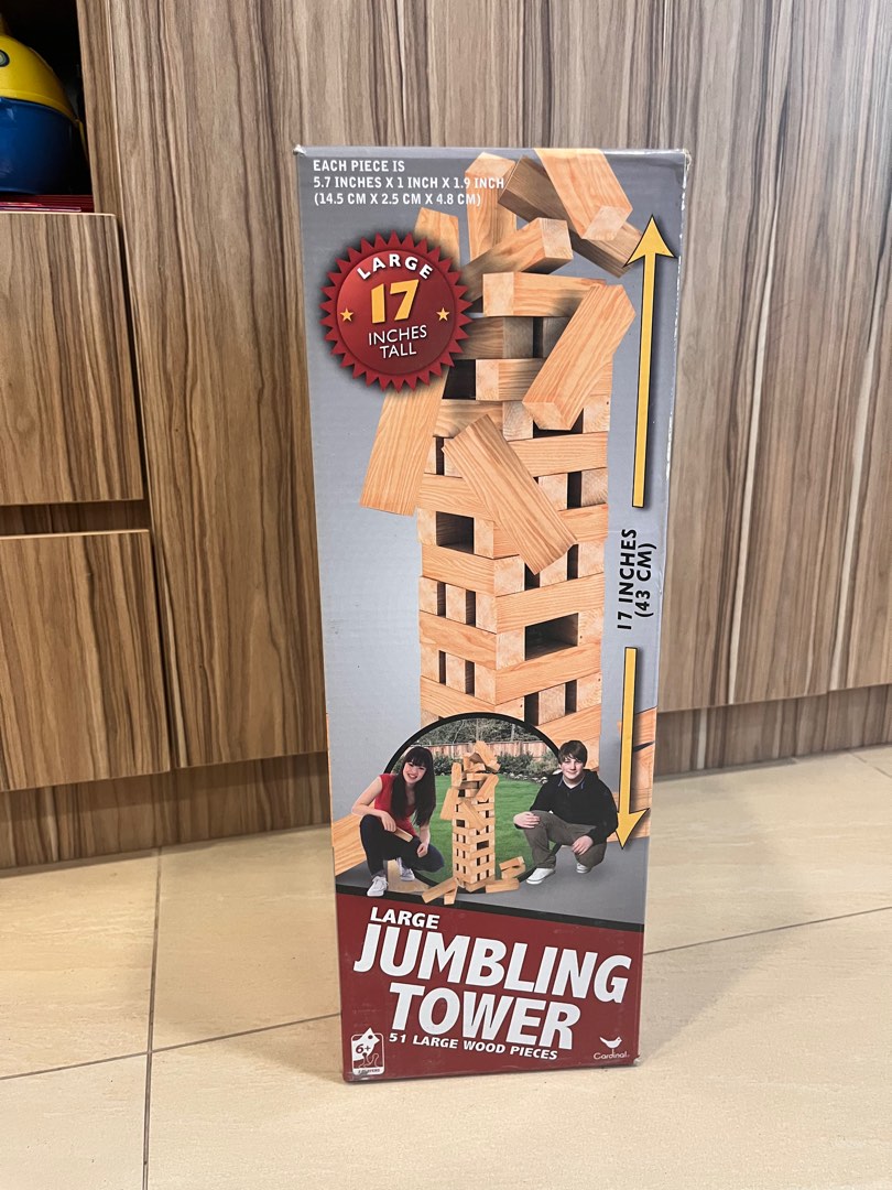 Mega Jenga, Hobbies & Toys, Toys & Games on Carousell