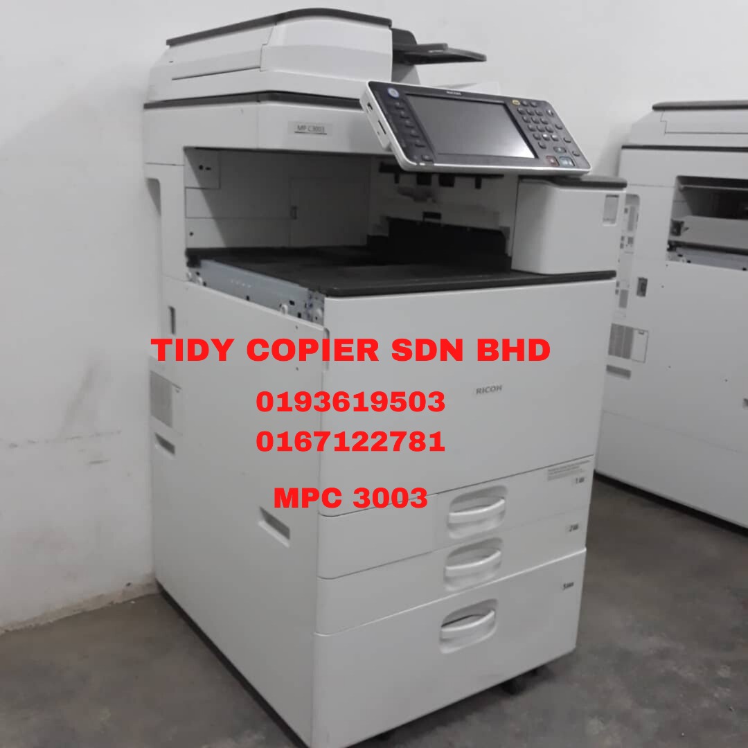 MESIN RICOH BERWARNA COLOUR MPC 3003, Computers & Tech, Printers ...