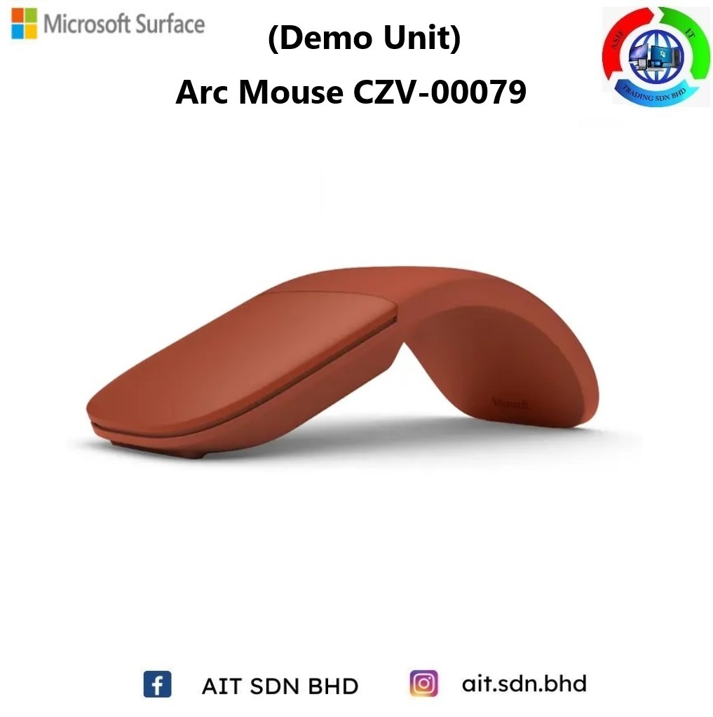 Microsoft Surface Arc Mouse (CZV-00079) - Poppy Red, Computers & Tech ...