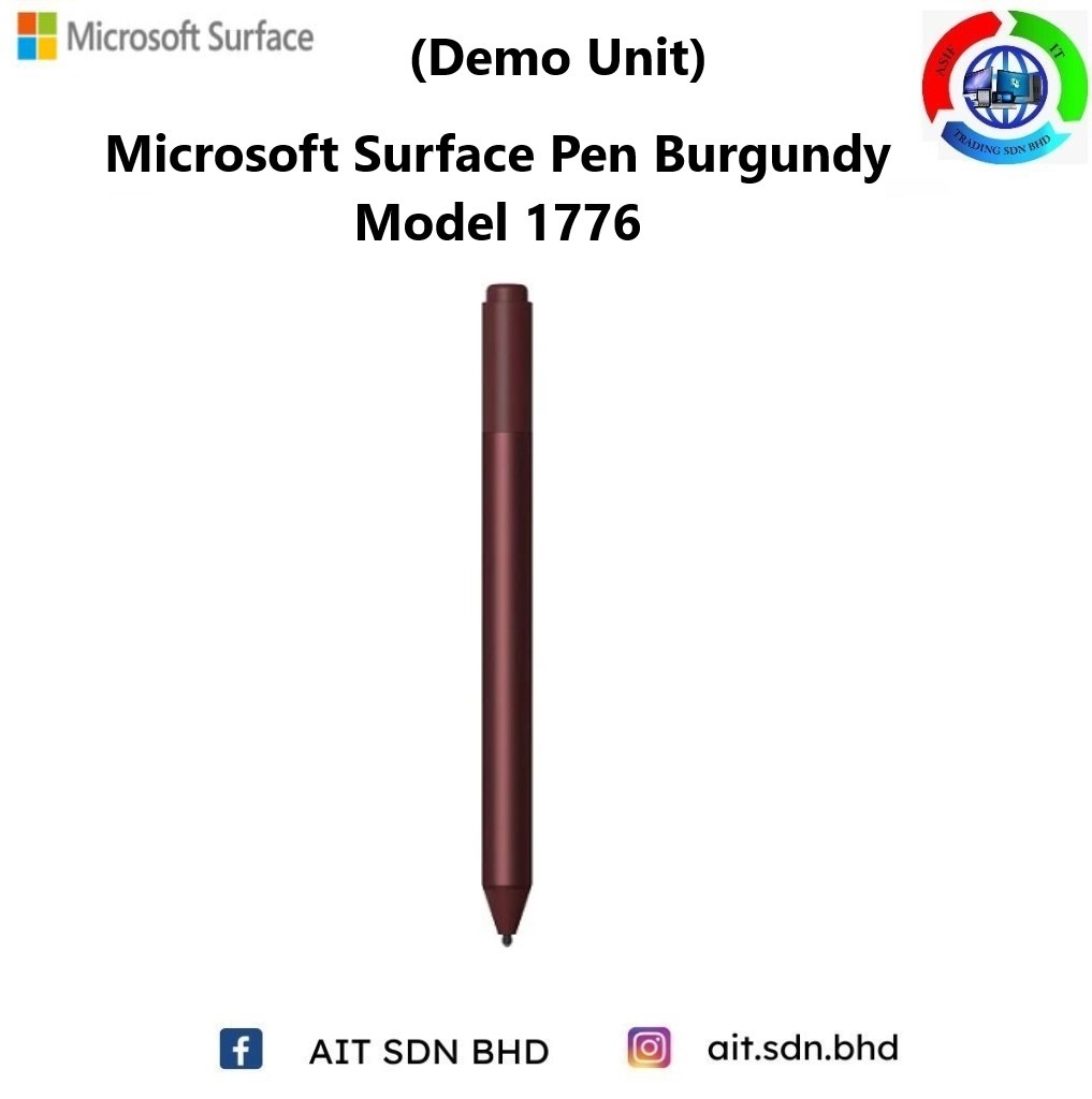 Microsoft Surface Pen Burgundy Model 1776 DEMO UNIT, Computers & Tech ...