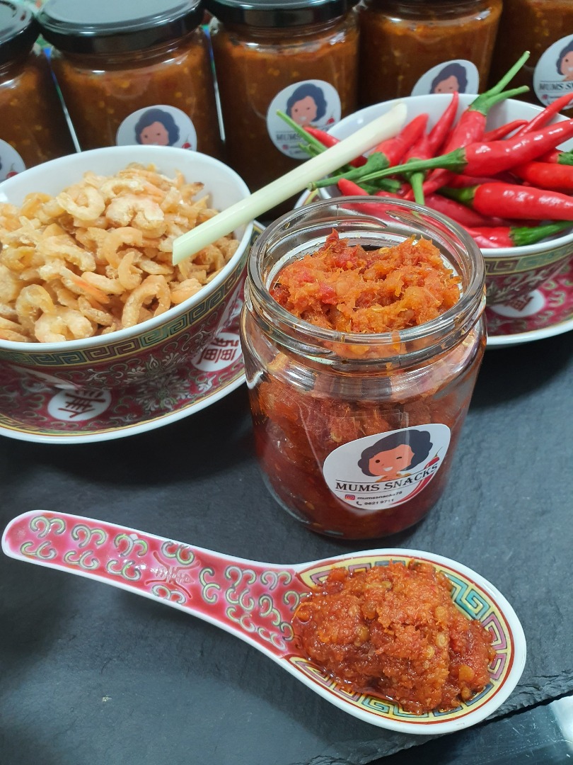 Mums Snacks Chilli Hae Bee Hiam aka ( Spicy Dried Shrimp Chilli ), Food ...