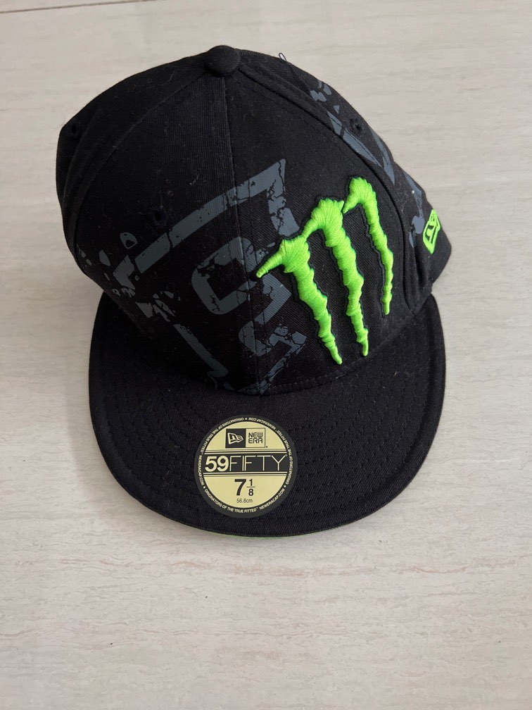 New Era Cap x Monster Collab, Men's Fashion, Watches & Accessories ...