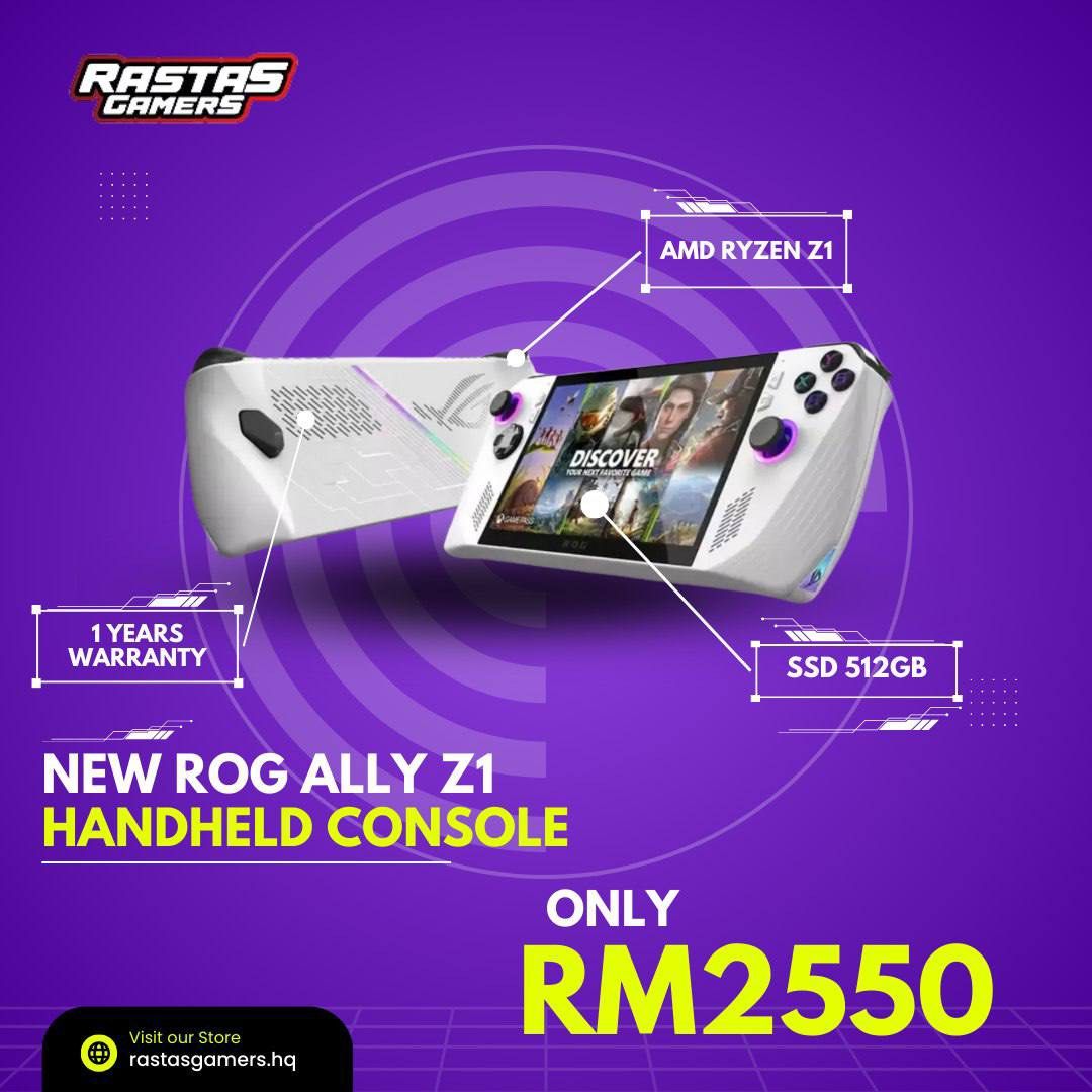 NEW ROG ALLY Z1 512GB, Video Gaming, Video Game Consoles, Others on ...