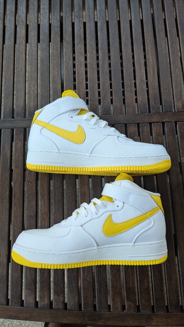 Nike Air Force 1 AF1 (Mid Top) White, Men's Fashion, Footwear, Sneakers ...