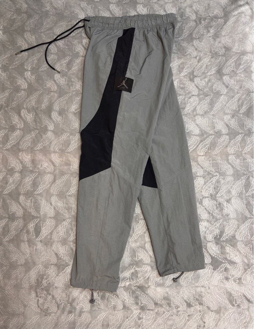 Nike Air Jordan Flight Suit Pants Grey, Men's Fashion, Activewear on ...
