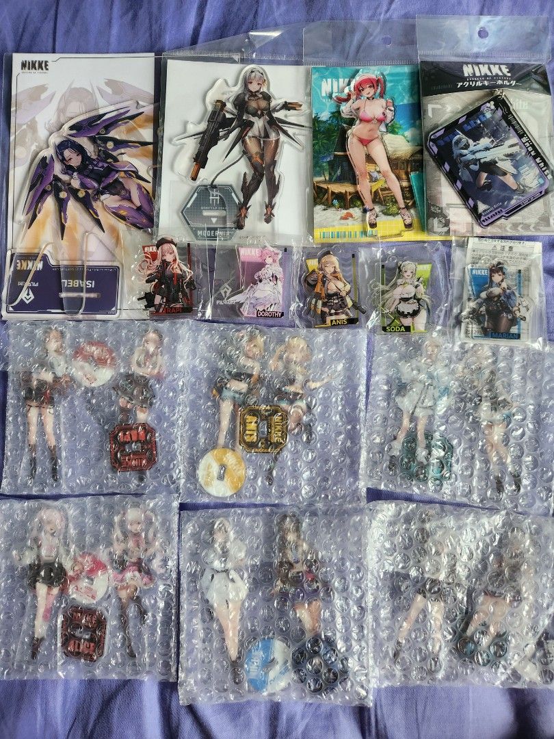Nikke Acrylic Standee Keychain Modernia Rapi Anis Dorothy Isabel Snow ...