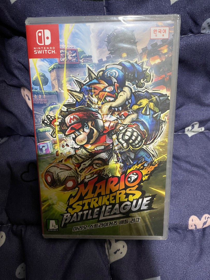 Nintendo Switch Game Mario Strikers Battle League, Video Gaming, Video ...