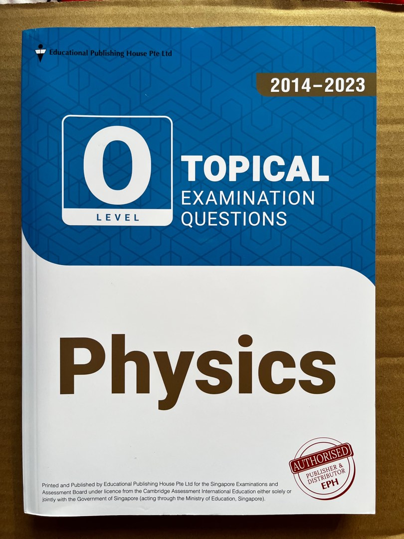 'O' Level Pure Physics TOPICAL TYS, Hobbies & Toys, Books & Magazines ...