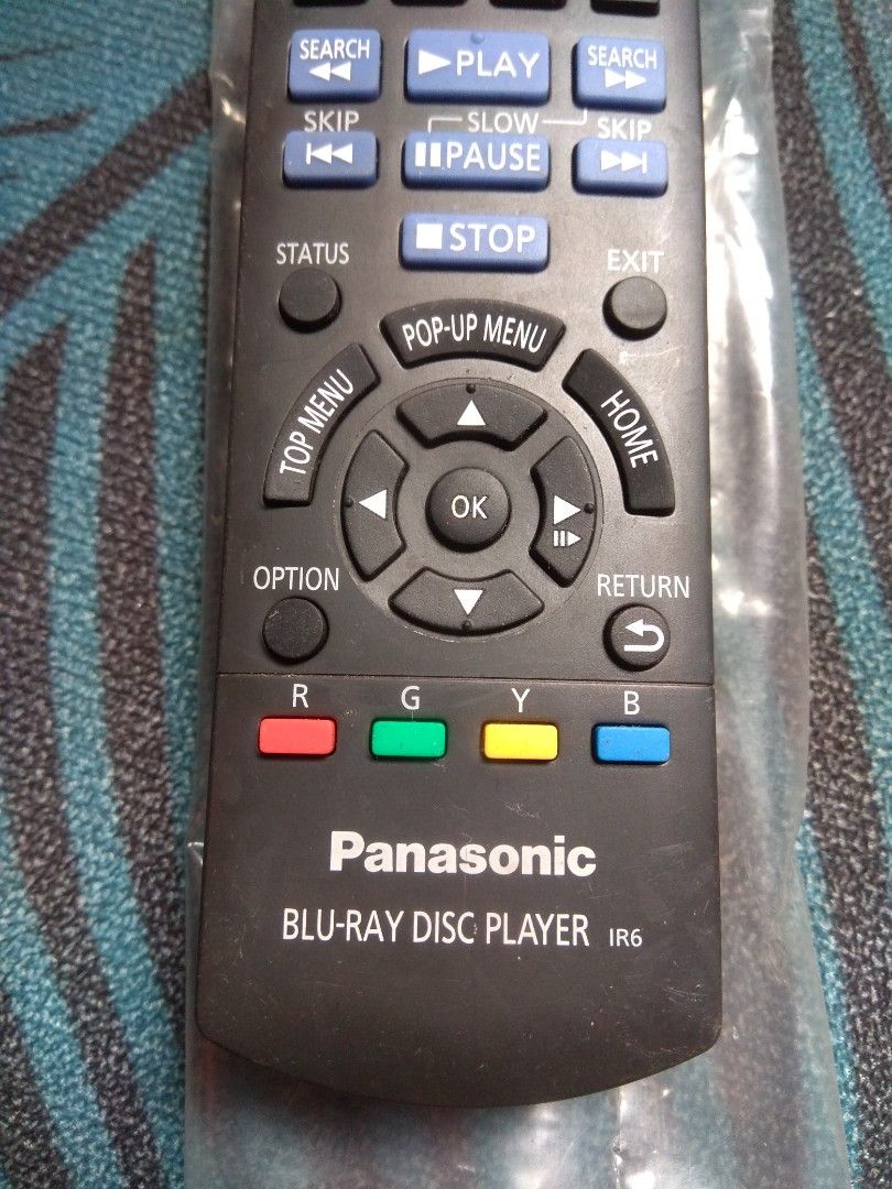 Panasonic BluRay Player remote, TV & Home Appliances, TV & Entertainment, TV Parts & Accessories ...