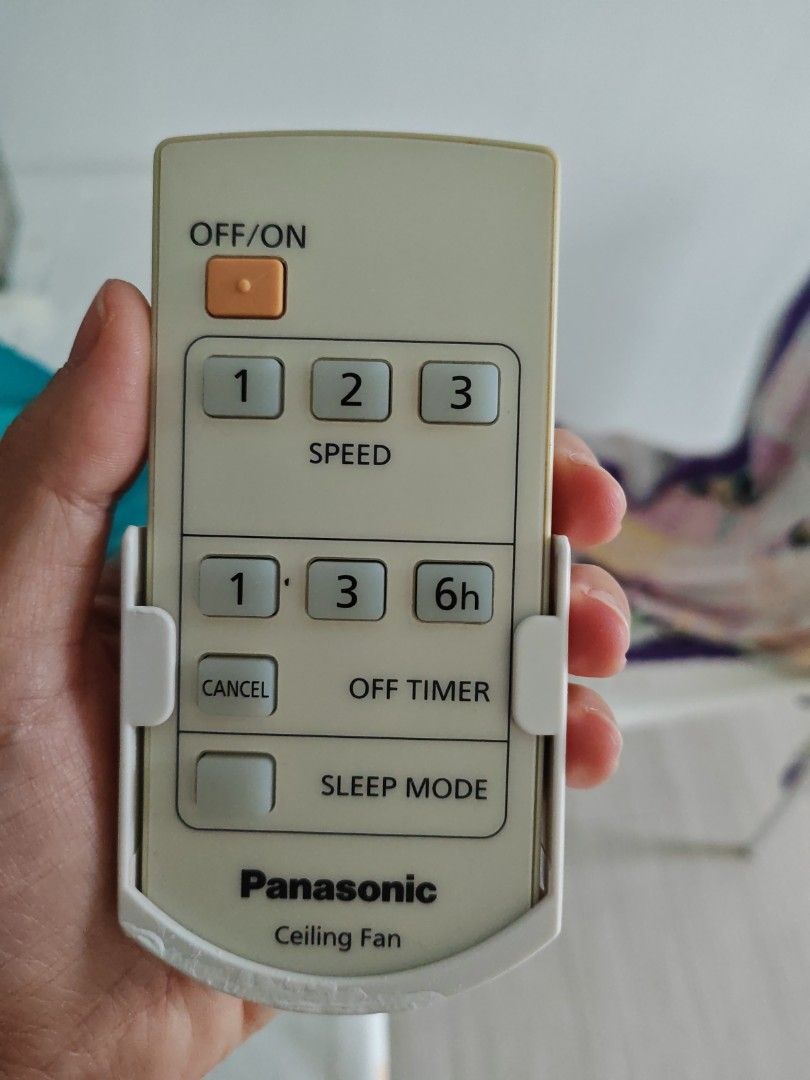 Panasonic ceiling fan with remote, Furniture & Home Living, Lighting ...