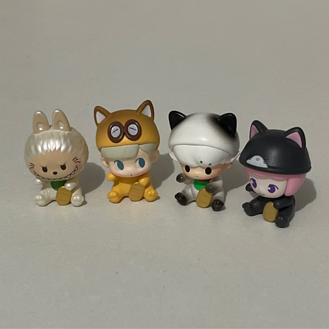 POP MART popbean lucky cat dimoo (secret), labubu, nori, & lilios ...