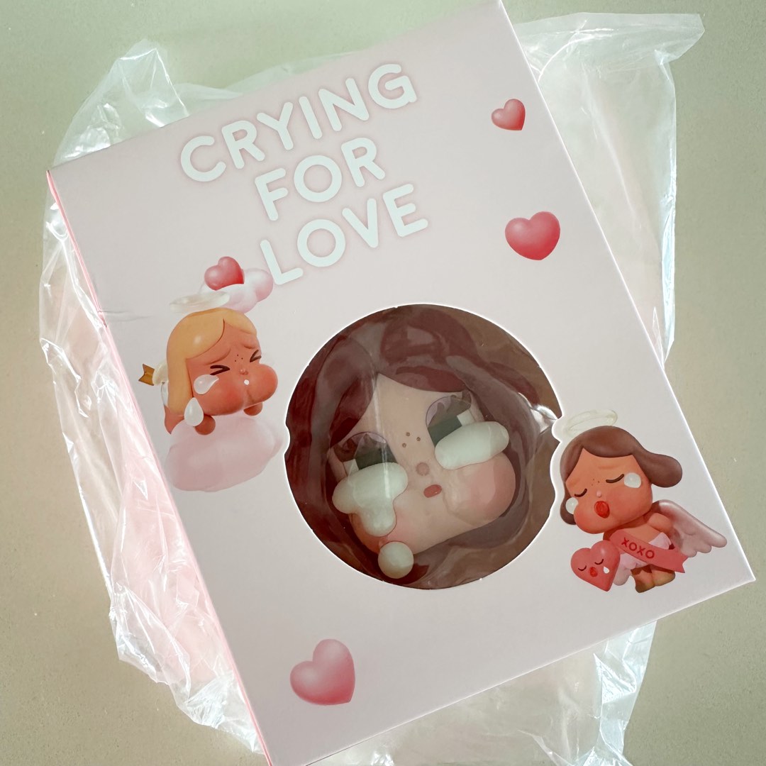 Popmart CRYBABY Crying for Love Rose Pendant, Hobbies & Toys, Toys ...