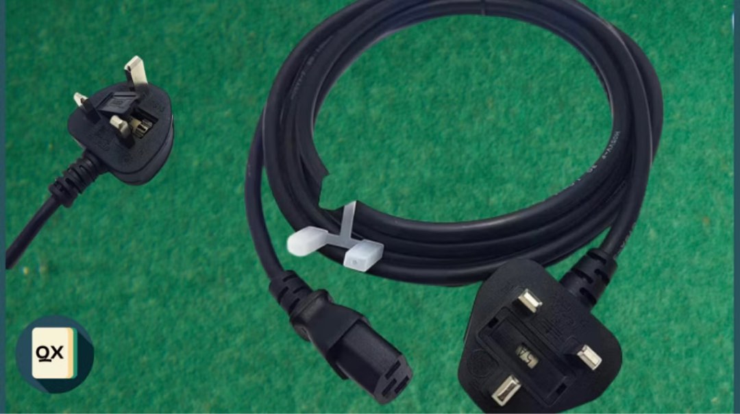 Power cable 3-pin, Computers & Tech, Parts & Accessories, Cables ...