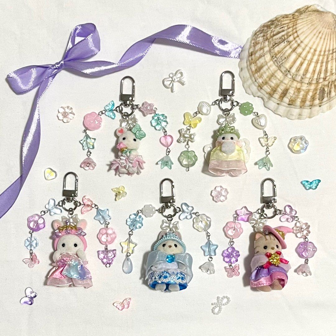 princess yumeiro sylvanian keychains, Hobbies & Toys, Toys & Games on Carousell