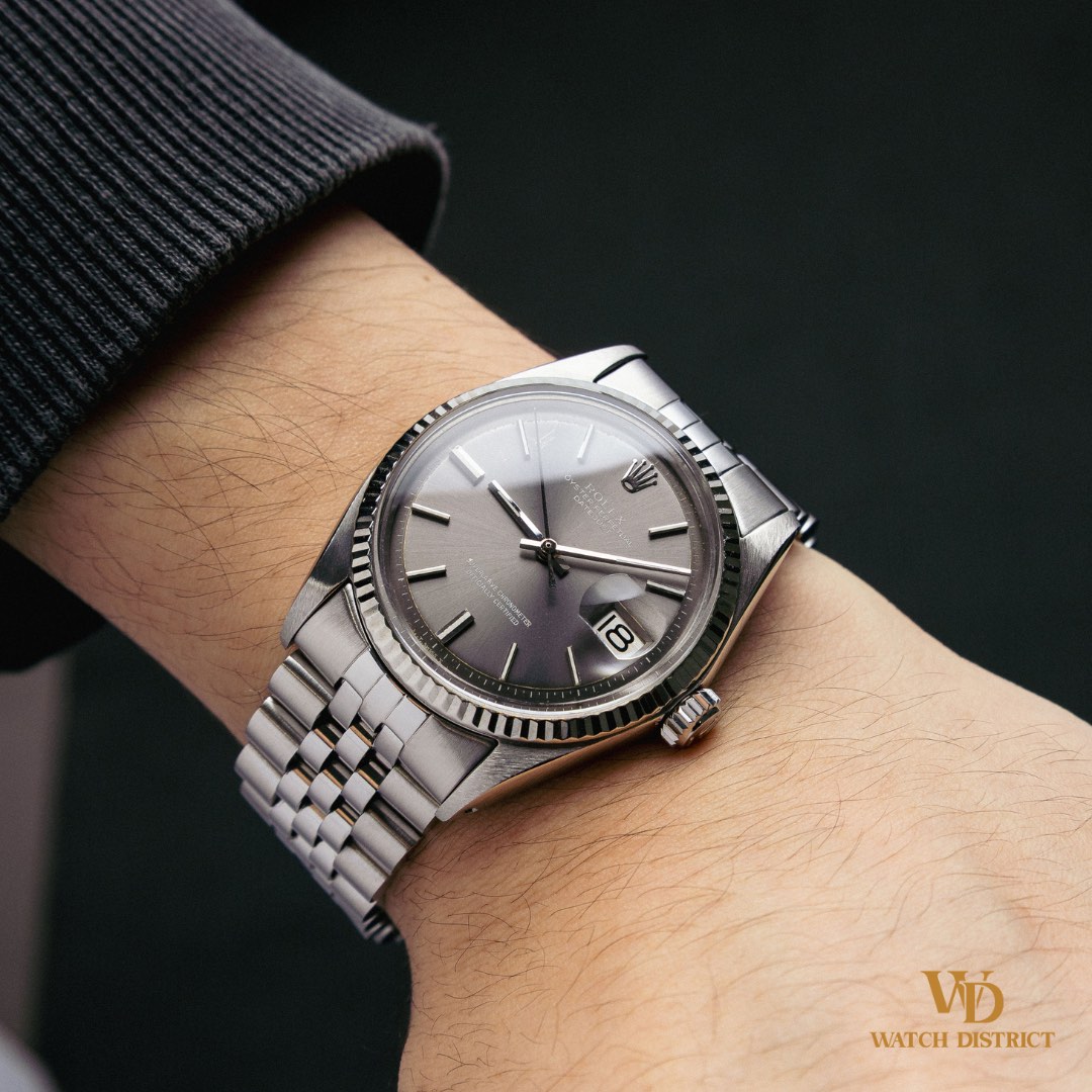 RARE 1966 Ghost Dial 36mm Rolex Datejust 1601, Luxury, Watches on Carousell