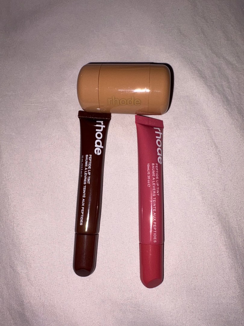 Rhode Peptide Lip Tint and Pocket Blush bundle take all, Beauty ...