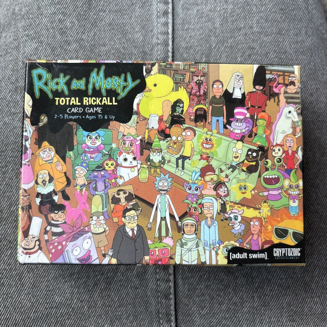 Rick and Morty Total Rickall Cooperative Card Game, Hobbies & Toys ...