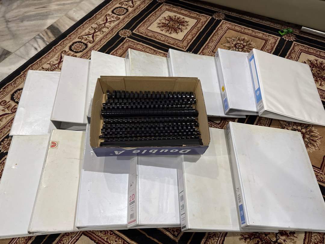 Ring file 2D & binding comb bundle set, Computers & Tech, Laptops ...